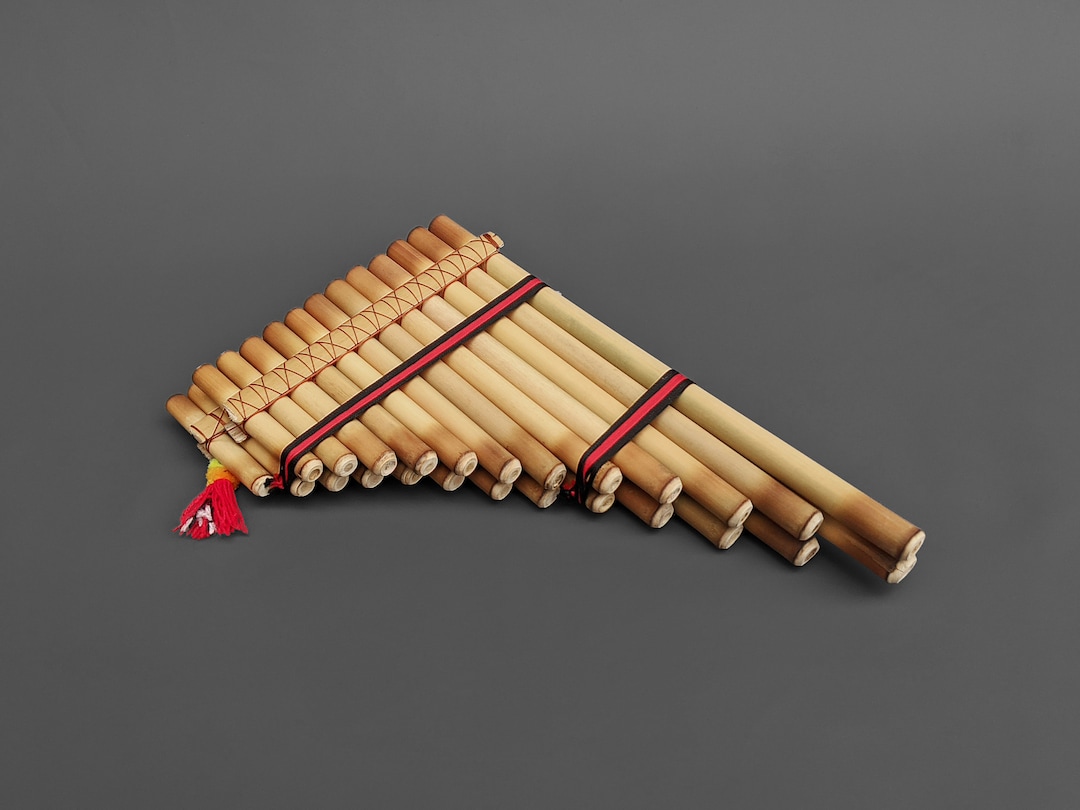 25 Pipe Handcrafted Pan Flute Zampoña, Authentic Traditional Andean ...