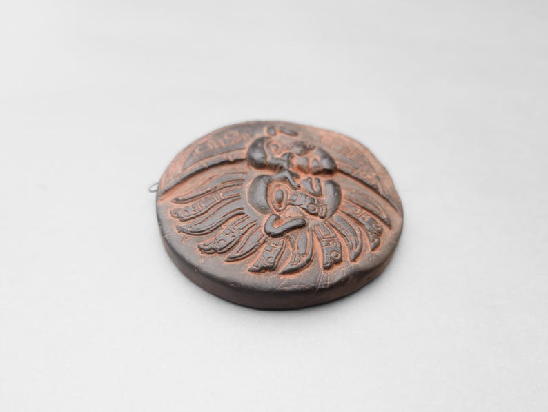 Inca Sun and Moon Gods Handmade Shaman Medal, Pre-columbian Peru ...