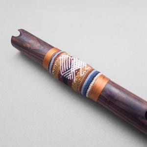 Handcrafted Jacaranda Quena Inca Andes Traditional Bolivian Peru Native ...