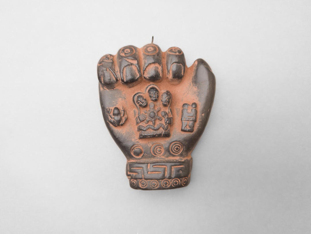 Handmade Mighty Hand Pachamama Shaman Wall Art, Andean Inca Peru ...