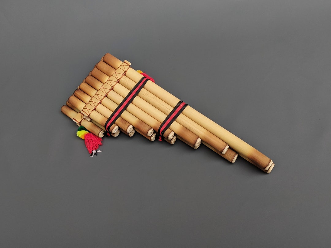15 Pipe Pan Flute Authentic Handcrafted Bolivian Zampoña Malta - Etsy