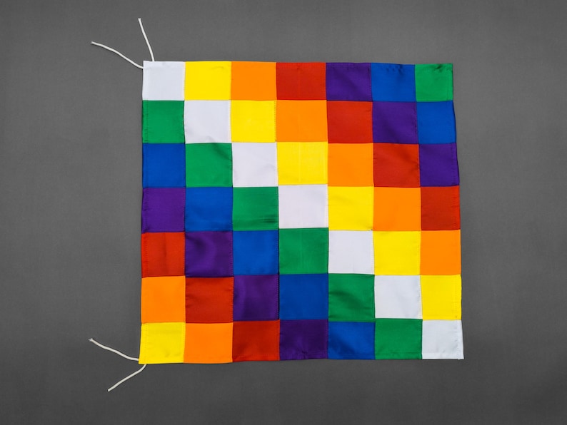 Medium Wiphala Flag, Inca Indigenous Peoples of the Andes, Protest Flag ...
