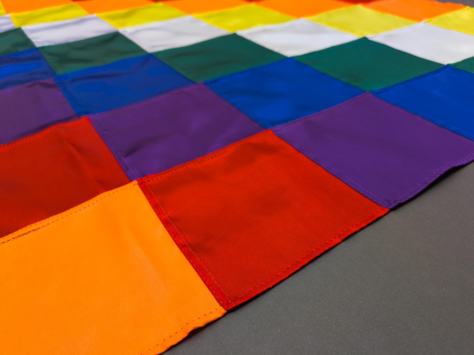 Medium Wiphala Flag, Inca Indigenous Peoples of the Andes, Protest Flag ...