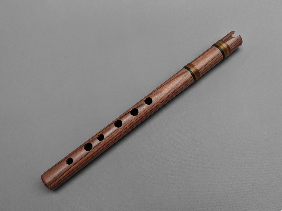 Handcrafted Jacaranda Quena Inca Andes Traditional Bolivian Peru Native ...