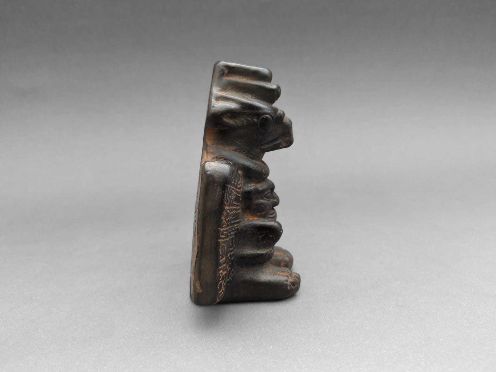 Handmade Pre-columbian Andean Shaman Condor Idol, Inca Tribal Pottery ...