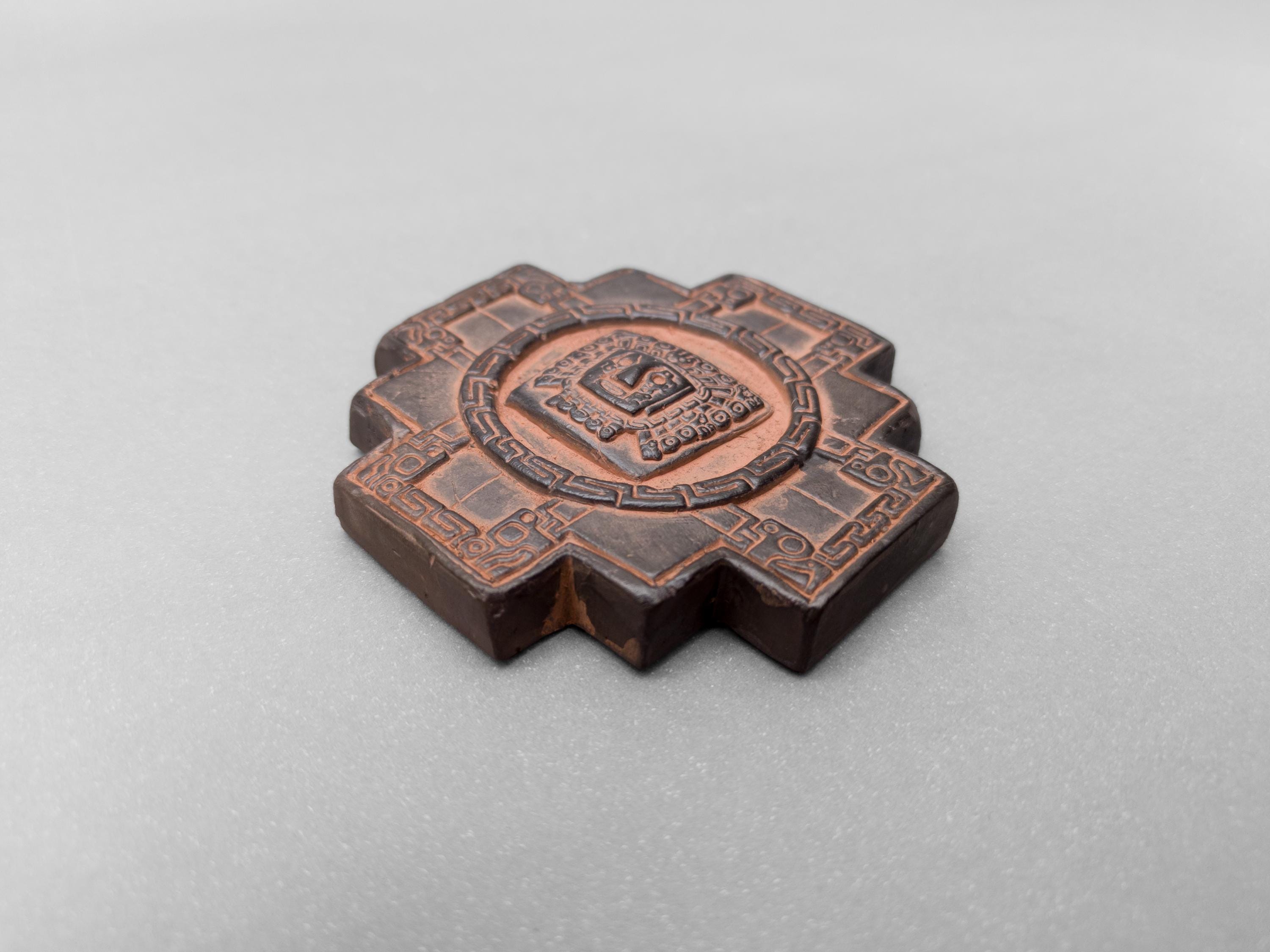 Inti Sun Chakana Handmade Shaman Idol Wall Art, Andean Cross, Peru ...