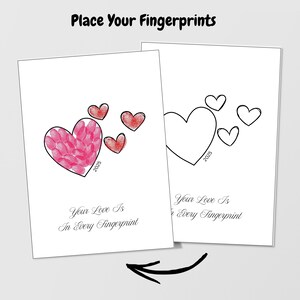 DIY Fingerprints Keepsake, Fingerprint Craft Printable, Mothers Day ...