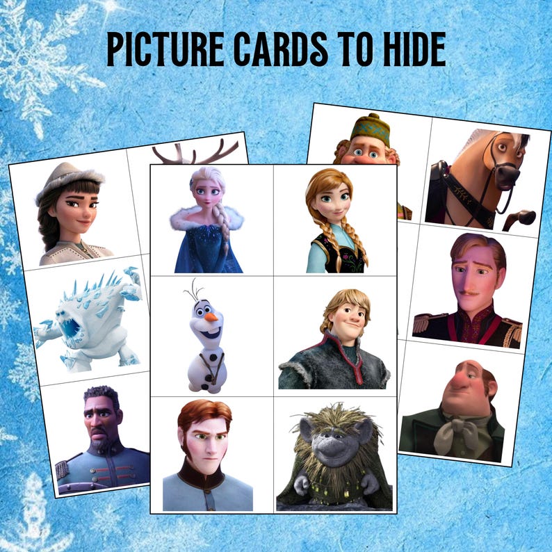 Frozen Scavenger Hunt, Frozen Printable Games, Frozen Birthday Game ...