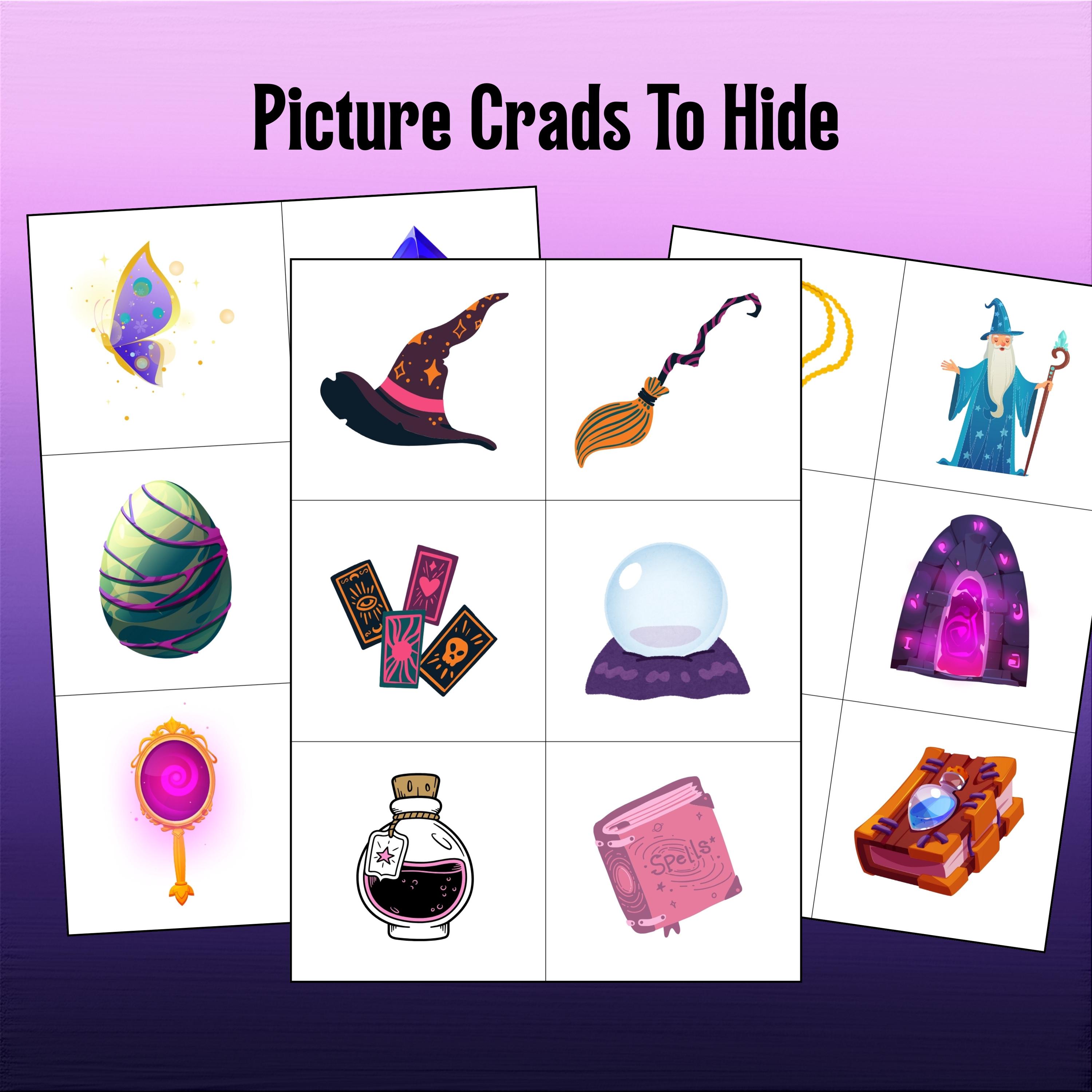 Wizard Scavenger Hunt, Printable Wizard Party Games, Magical Wizard ...