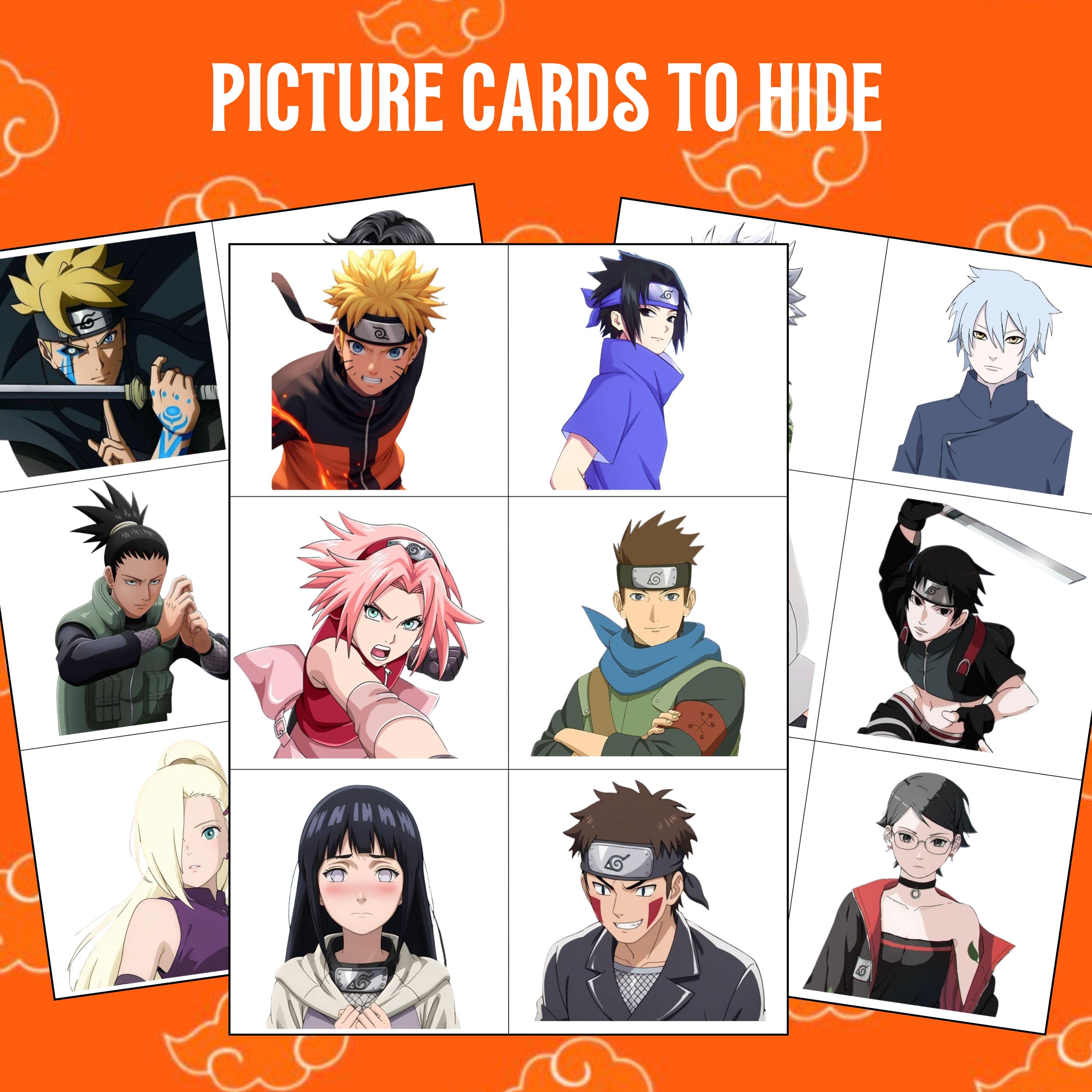 Naruto Scavenger Hunt, Naruto Treasure Hunt, Naruto Printable Games ...