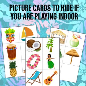 Aloha Scavenger Hunt, Luau Treasure Hunt, Hawaiian Party Game, Luau ...