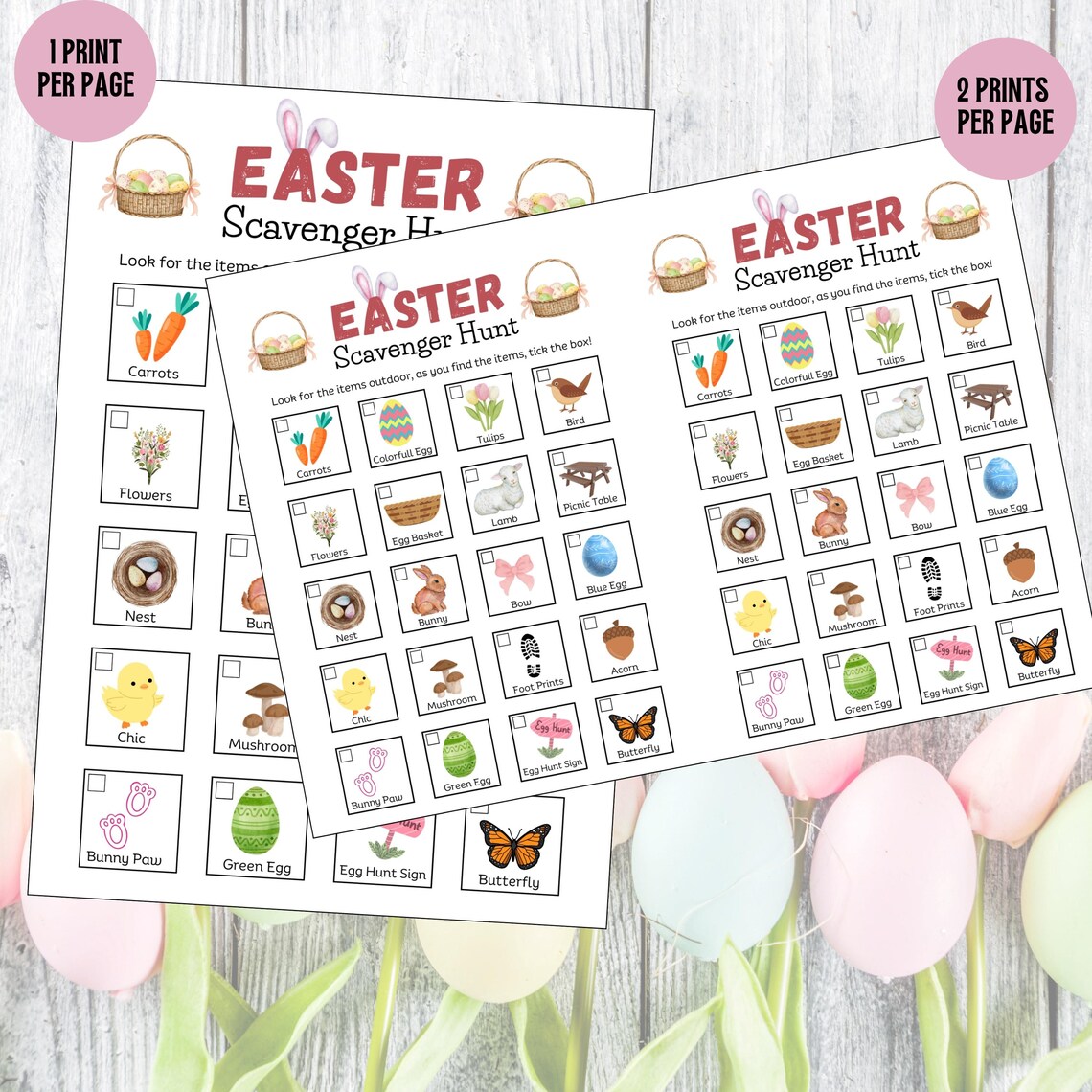 Easter Scavenger Hunt, Easter Treasure Hunt, Easter Games for Kids ...