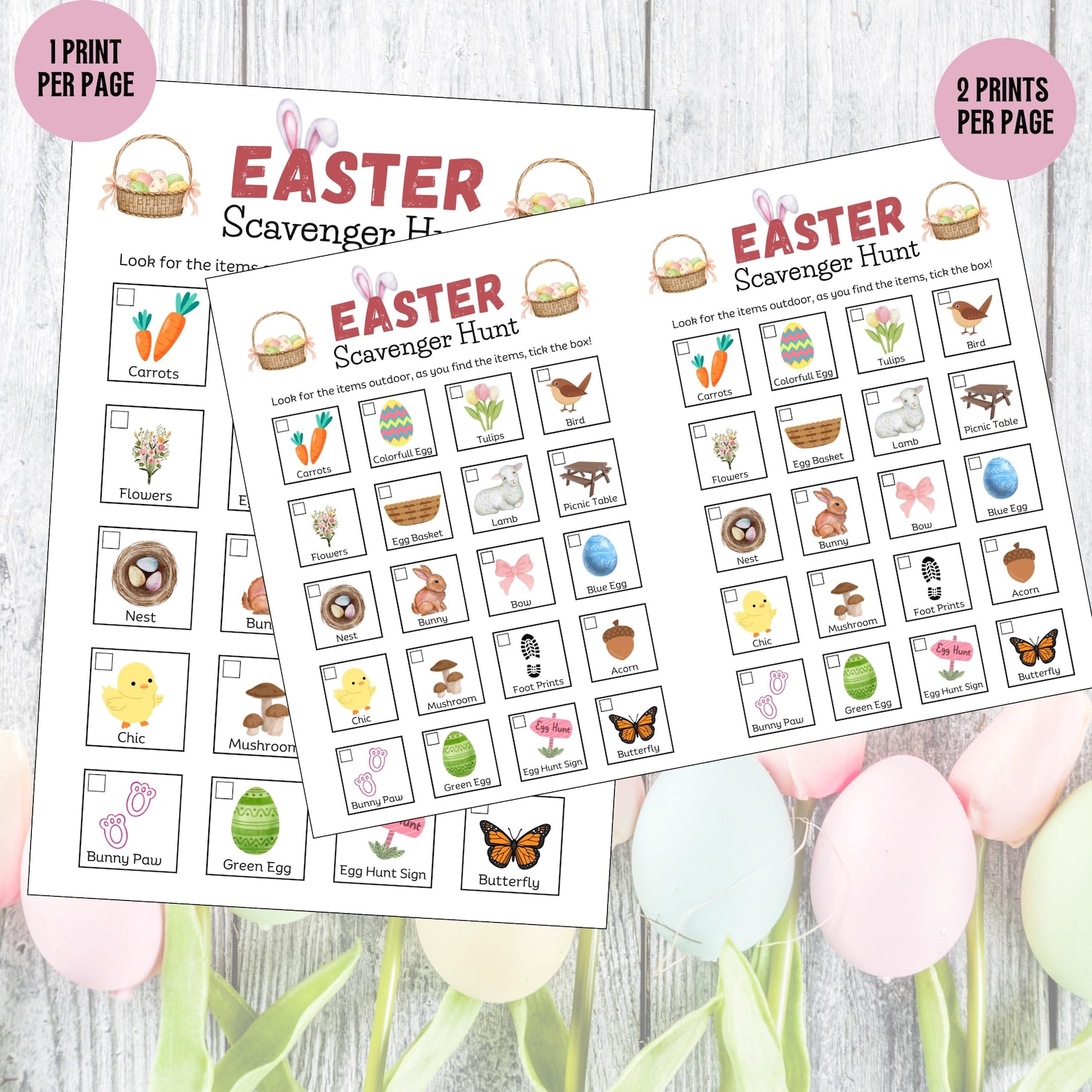 Easter Scavenger Hunt, Easter Treasure Hunt, Easter Games for Kids ...