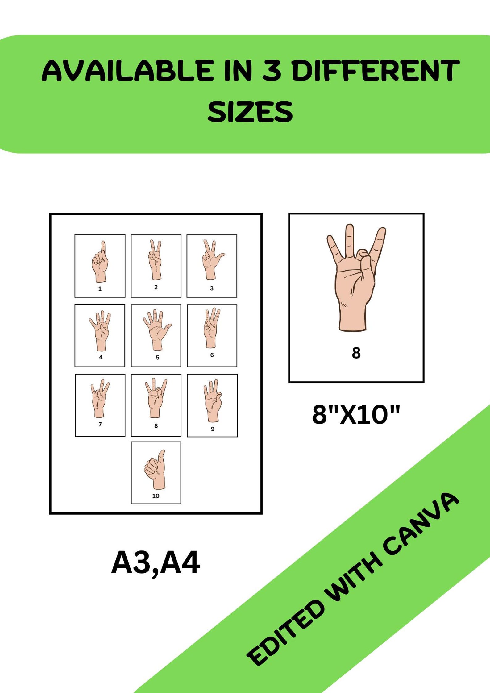 ASL Numbers Sign Language Sign Language for Beginners Basic Sign ...