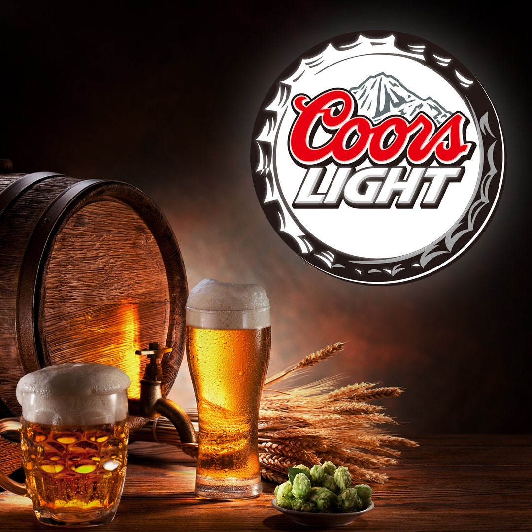 Custom Beer LED Sign: Personalized Lightbox, Home Bar Decor - Etsy