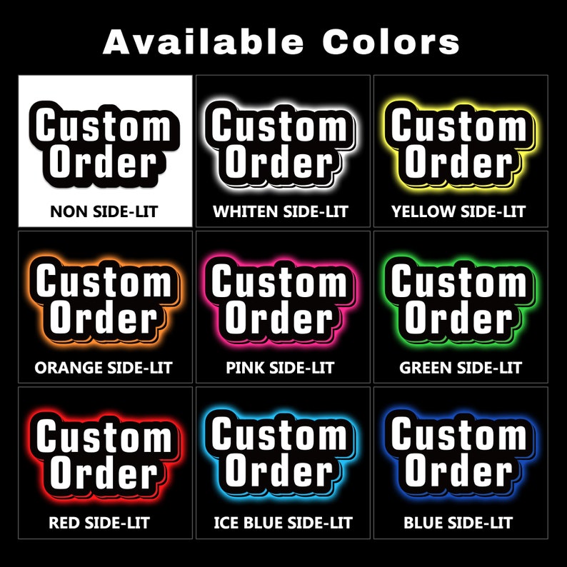 Custom LED Lightbox: Personalized Man Cave Decor, Business Sign - Etsy