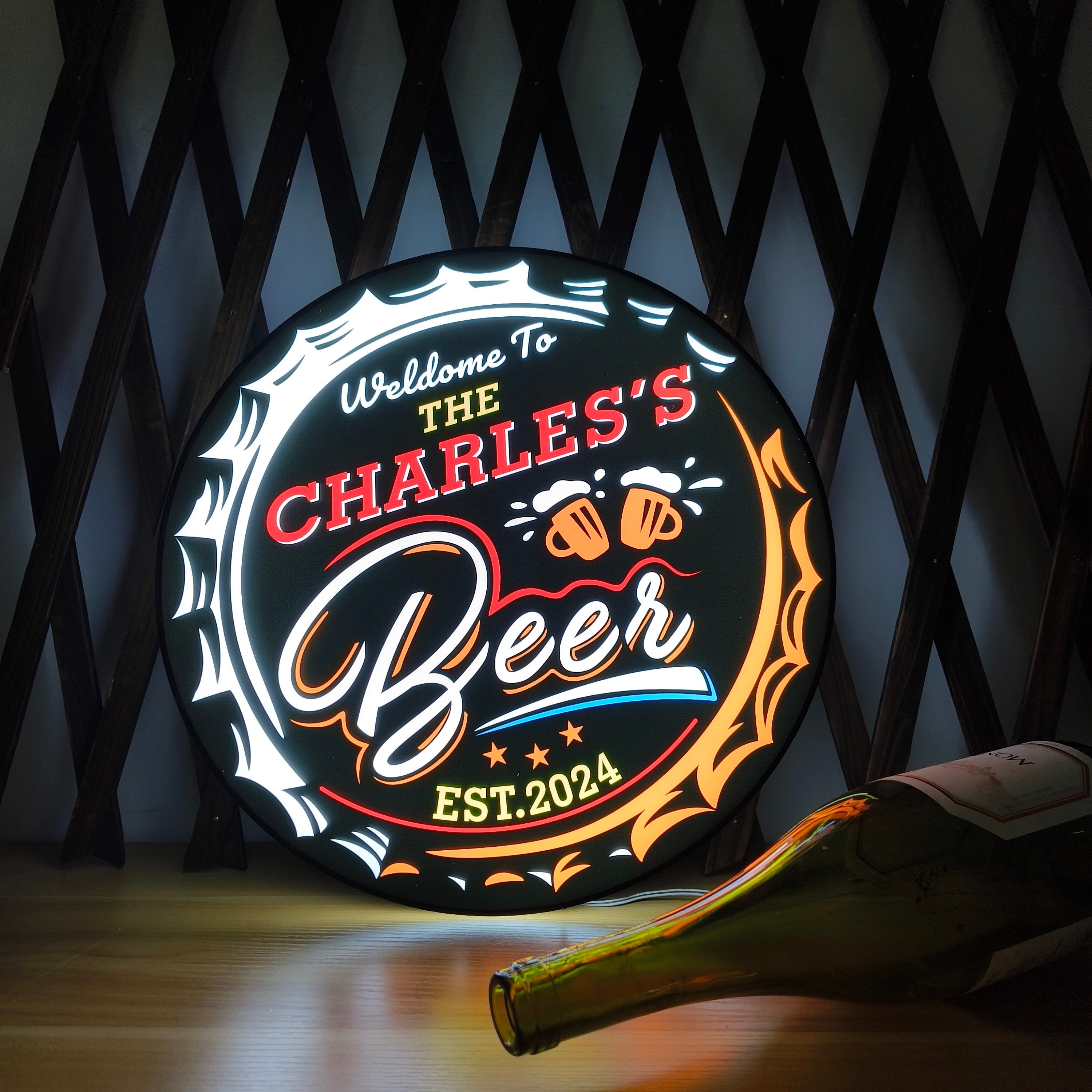 Custom Made Lightbox Round Light Box Store Sign Business Sign Bar Sign ...