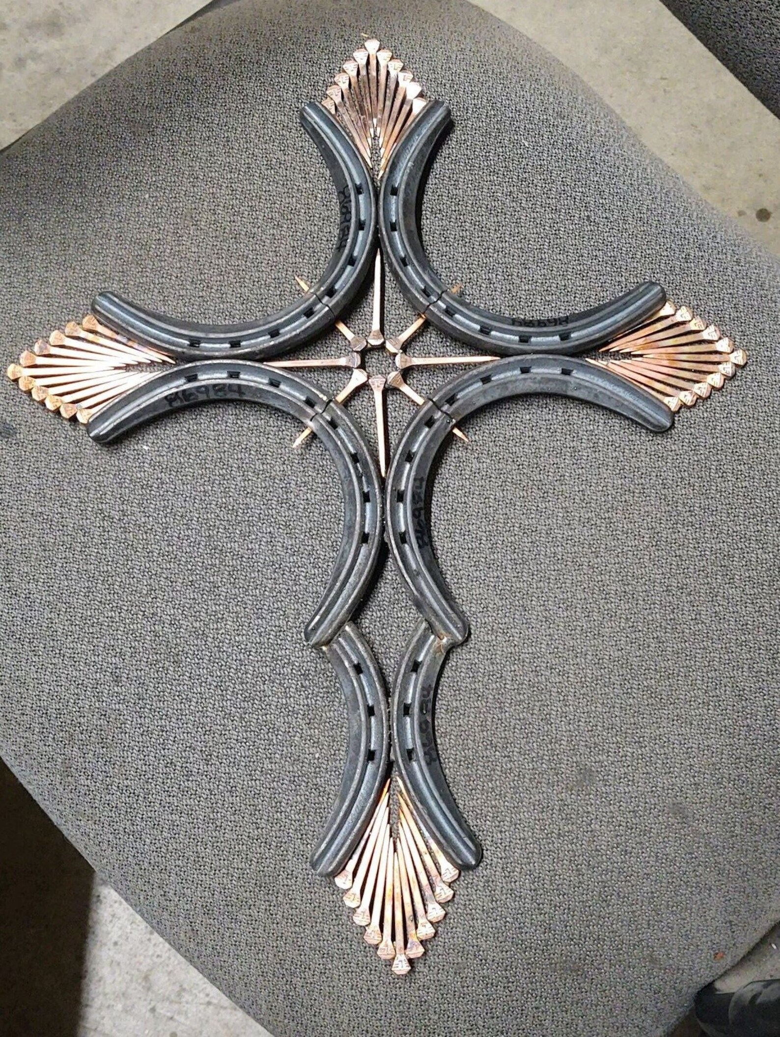 Horseshoe Cross - Etsy