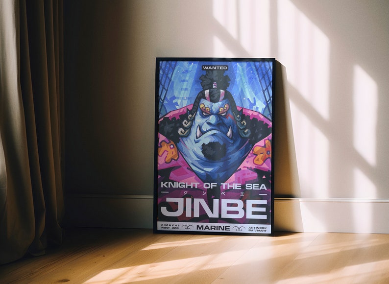 Wanted Poster Jinbe Manga & Anime Wall Art A3, A4 High-quality Print - Etsy