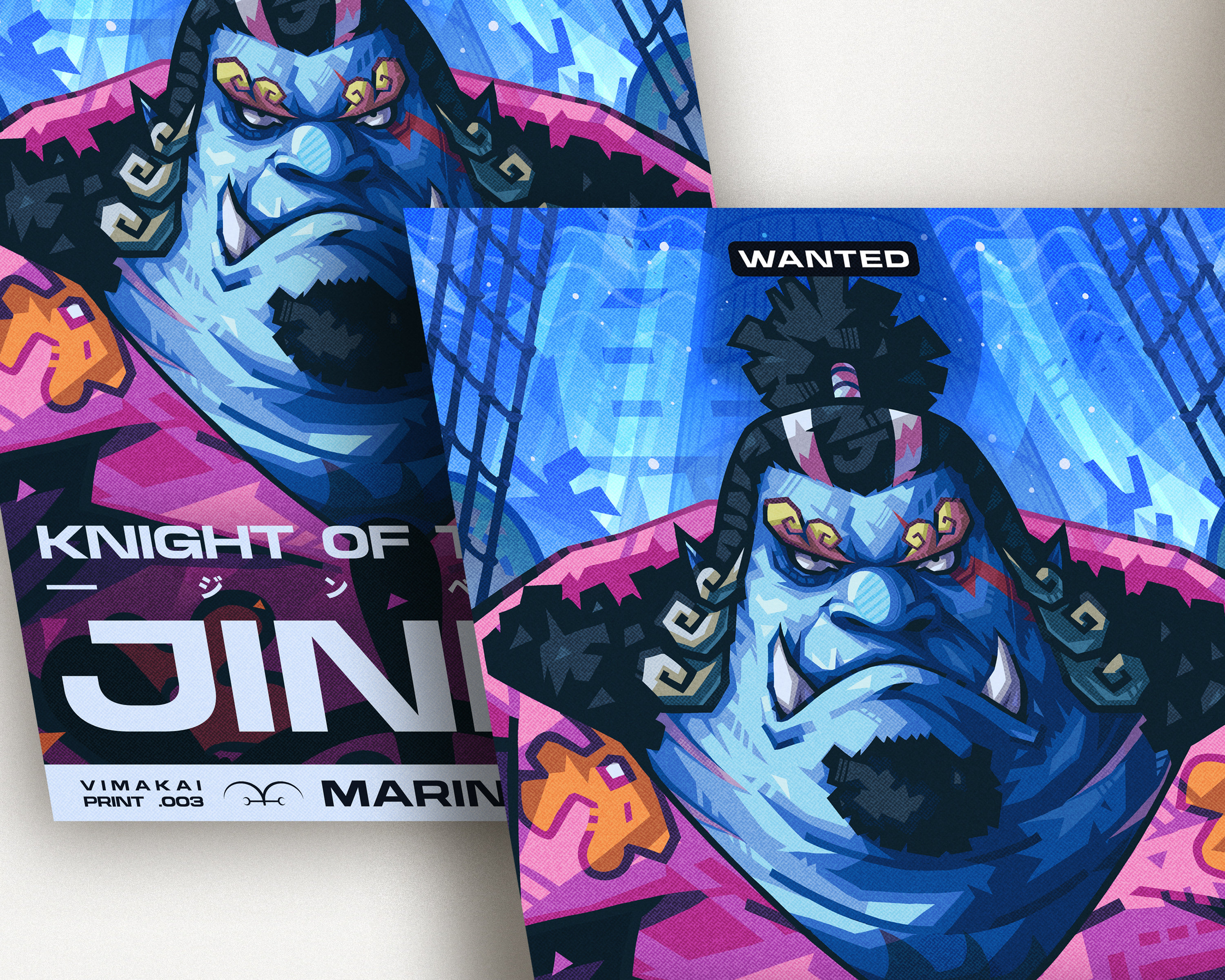 One Piece Wanted Poster Jinbe Manga & Anime Wall Art A3, A4 High ...