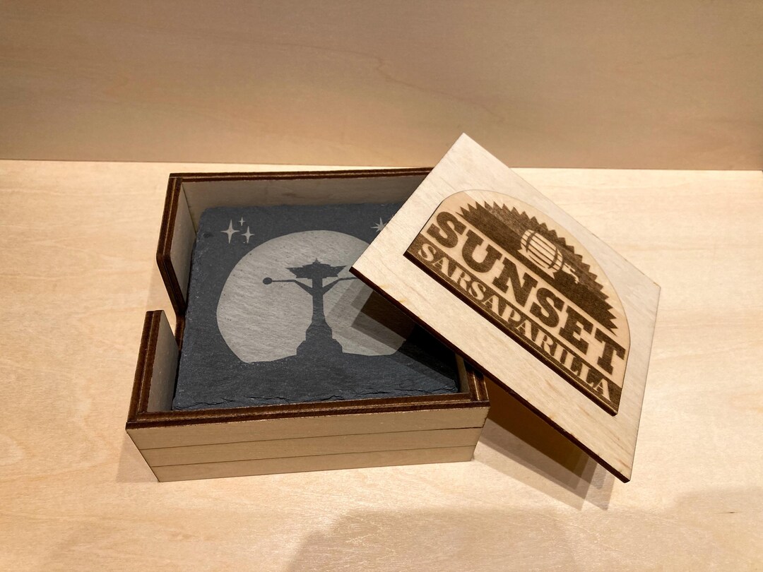 Fallout New Vegas Slate Coasters X4 10cmx10cm - Etsy
