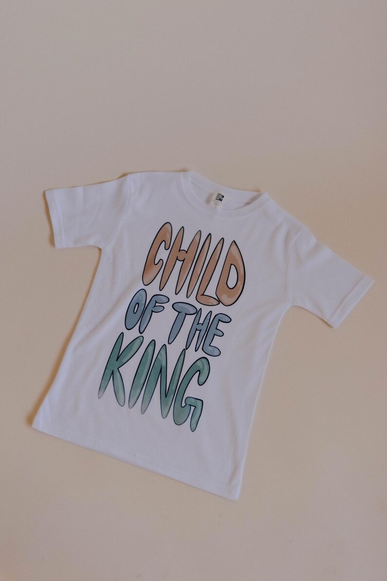 Child of the King Kids Christian Shirt/ Royalty Tee/ Faith-based T ...
