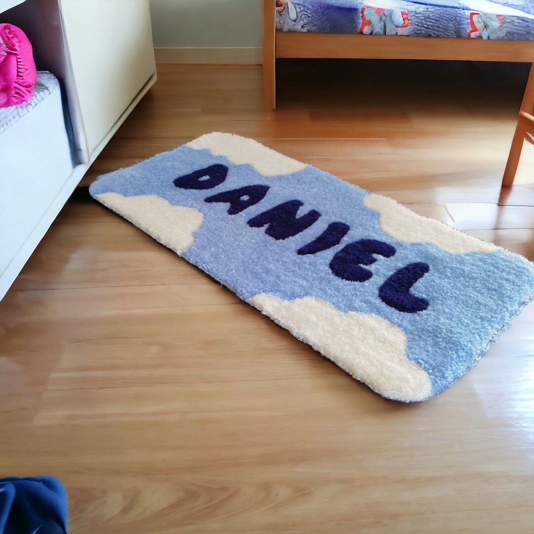 Personalized Kids Rug: Handmade Tufted Nursery Decor, Custom Name ...