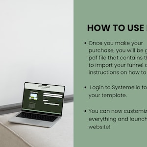 Systemeio Landing Page Website Template Systeme.io Sales Funnel for ...