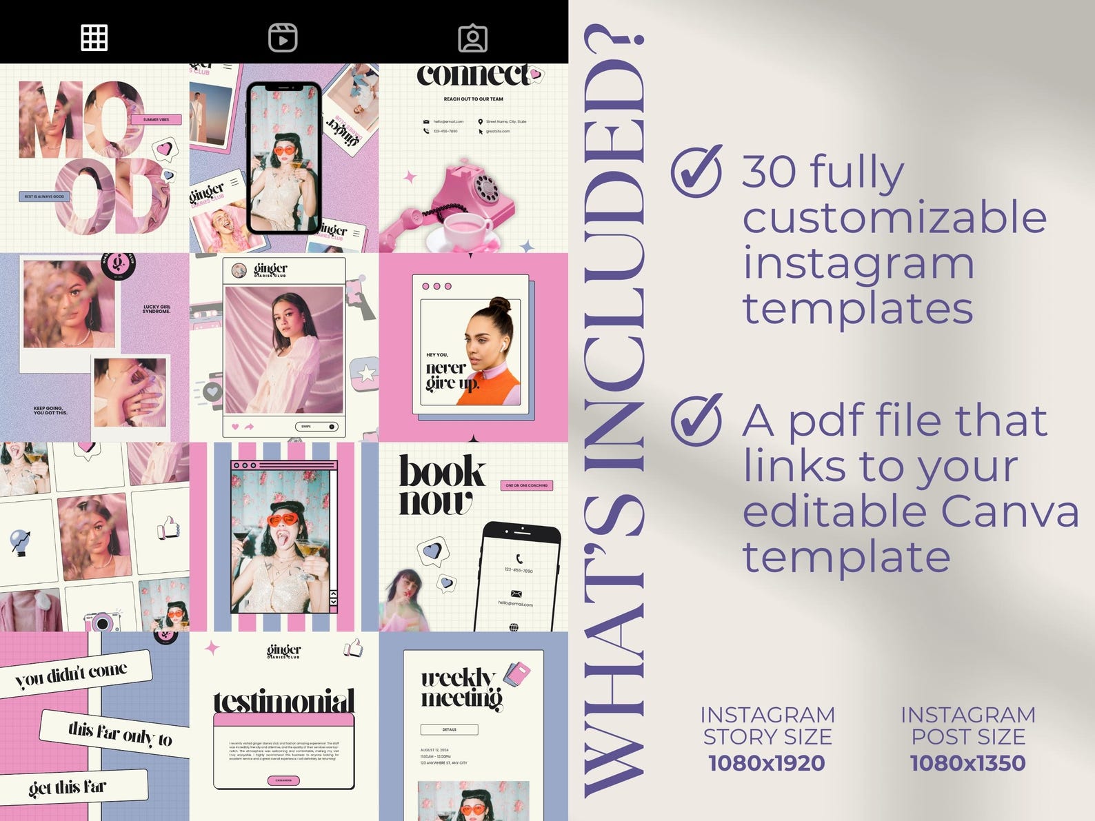 Business Aesthetic Instagram Post Template Social Media Canva Instagram ...