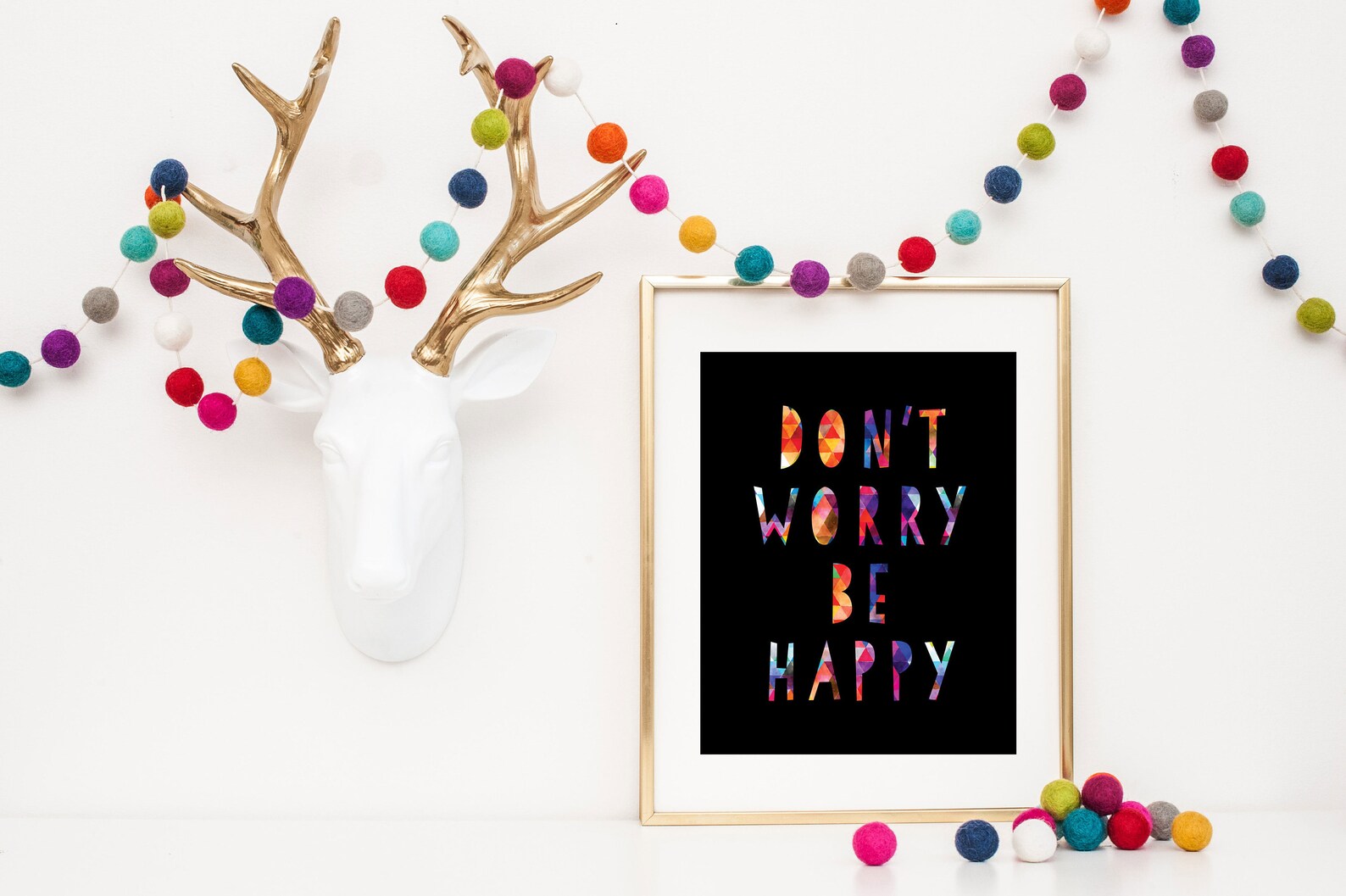 Don't Worry Be Happy Sign / Don't Worry Be Happy Print | Etsy