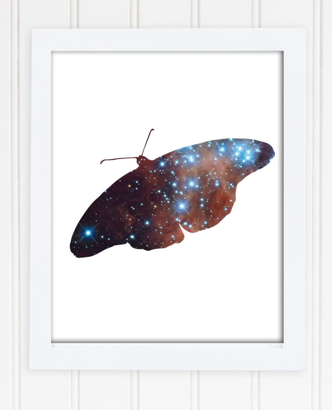 Space Moth Print / Nebula Print / Butterfly Print / Galaxy Print ...