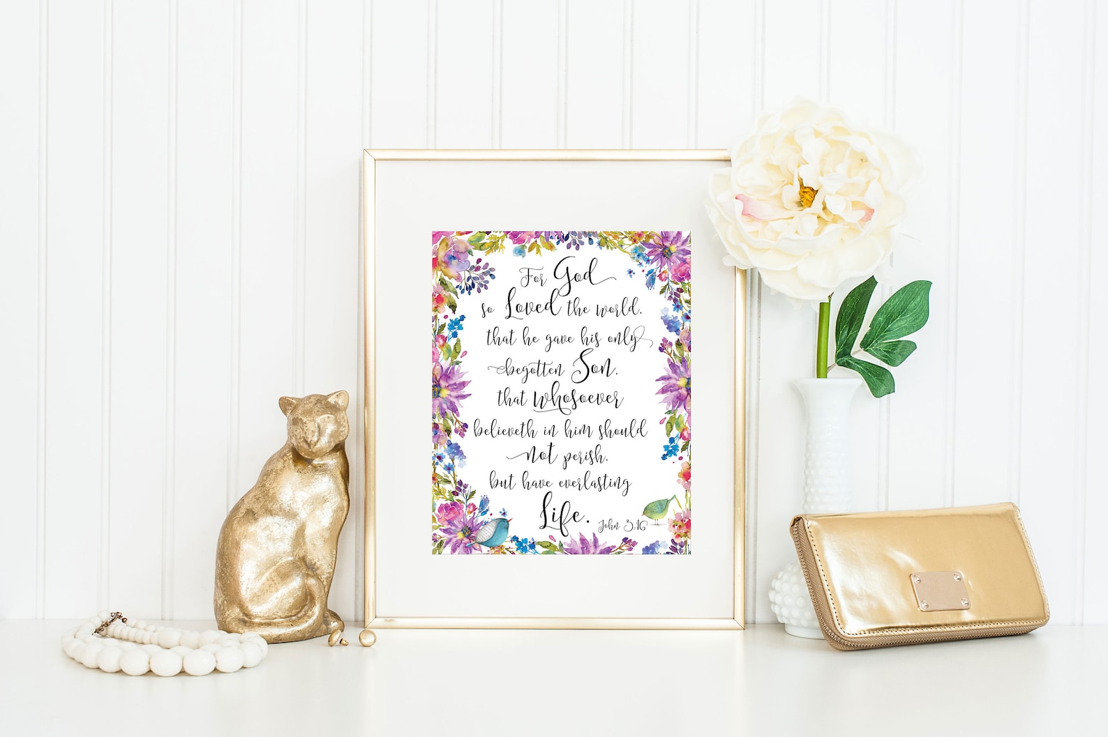 John 3 16 Print / John 3 16 Sign / John 3 16 Wall Art / for | Etsy