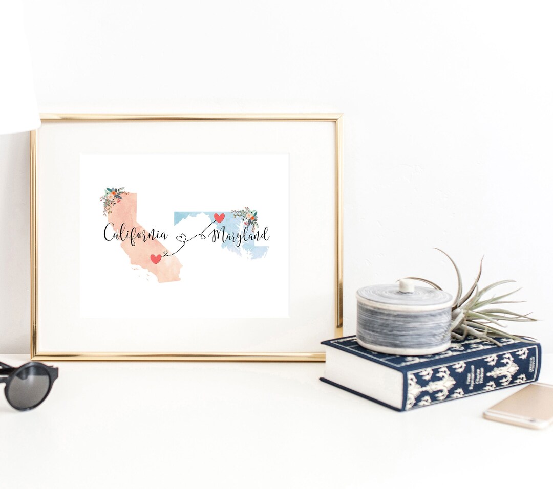 California Maryland Wall Art / California Maryland Print / Hostess ...