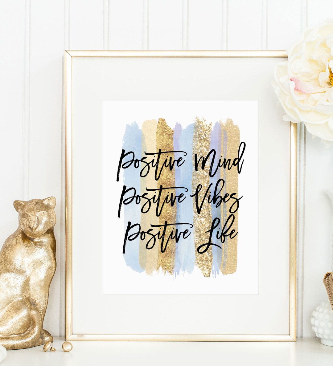 Positive Mind Positive Vibes Positive Life / Positive Print ...