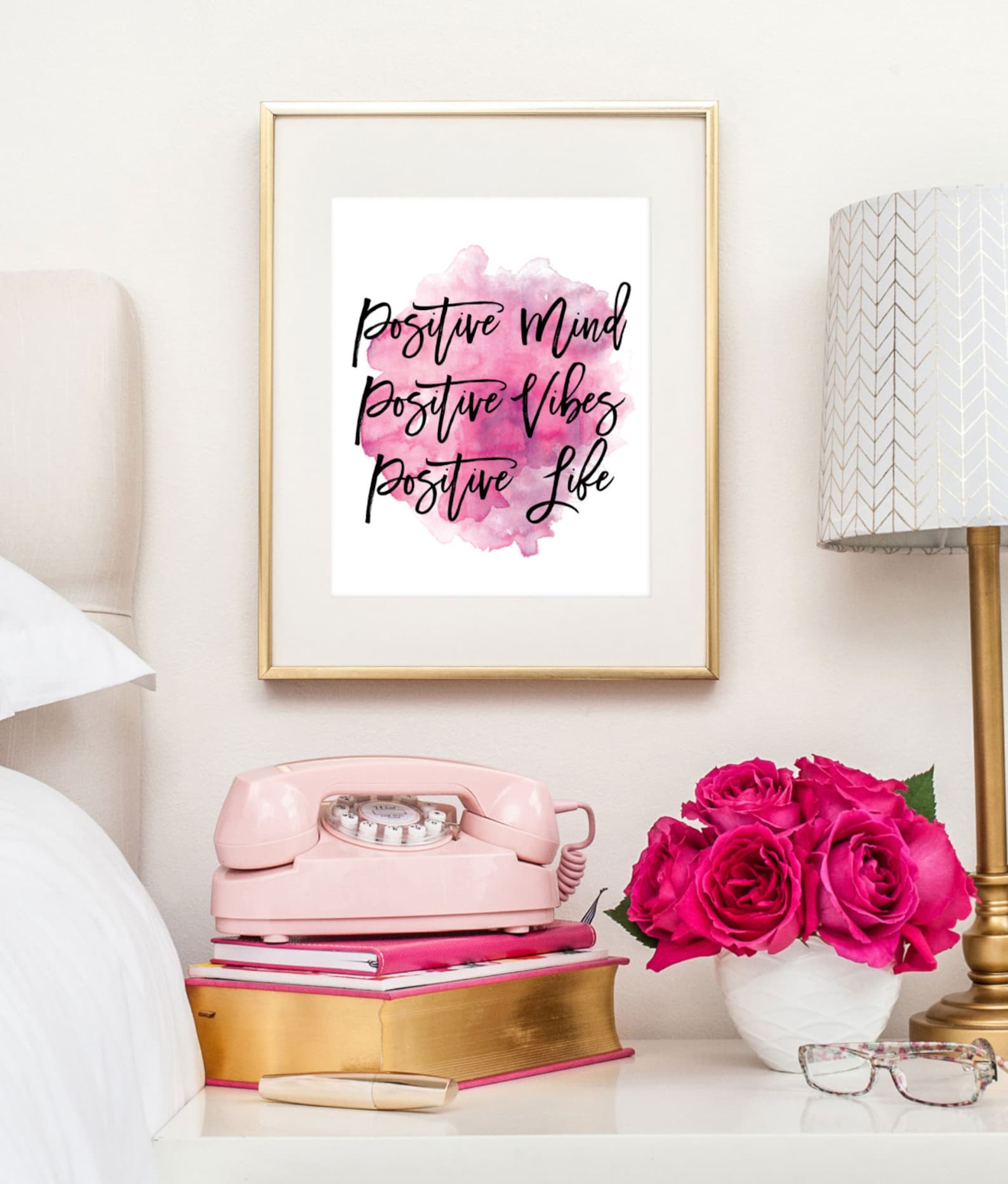 Mailed Print / Positive Mind Positive Vibes Positive Life / - Etsy ...