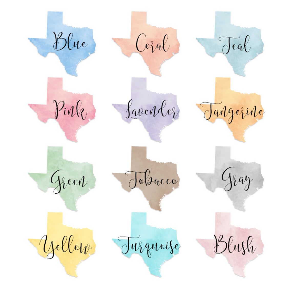 Custom One State Print / Custom State Decor / Custom State Gift ...
