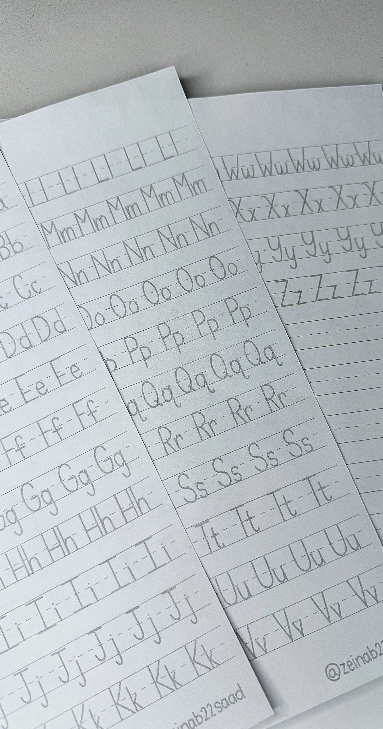 Handwriting Practice Sheet - Etsy