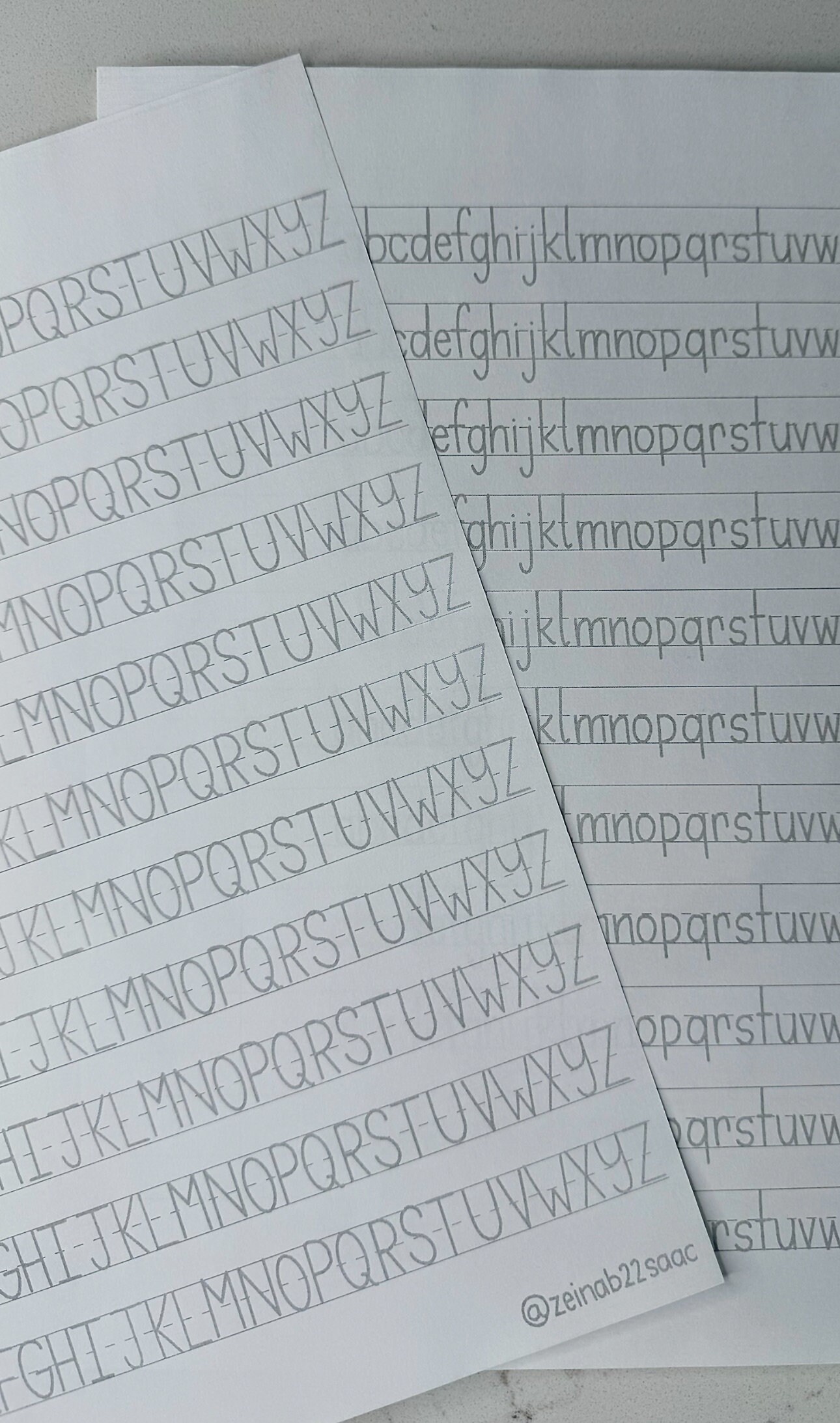 Handwriting Practice Sheet - Etsy