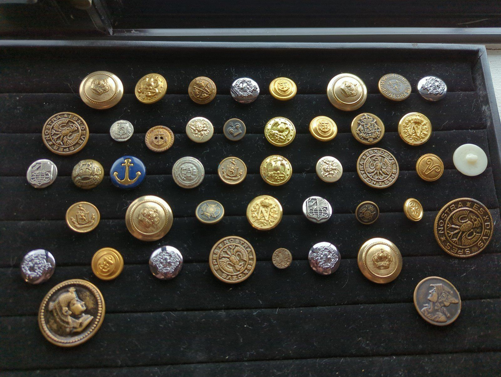 Vintage Antique Military Uniform Buttons - Etsy