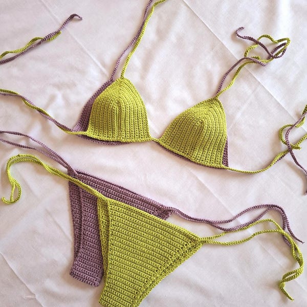 Bikini Crochet Pattern - Etsy