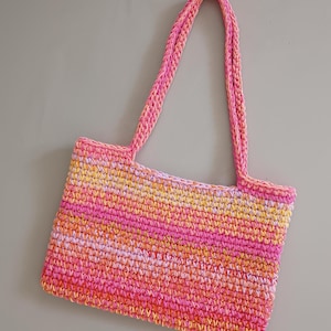 The Lucky Tote scrap Yarn Bag English Crochet Pattern PDF - Etsy