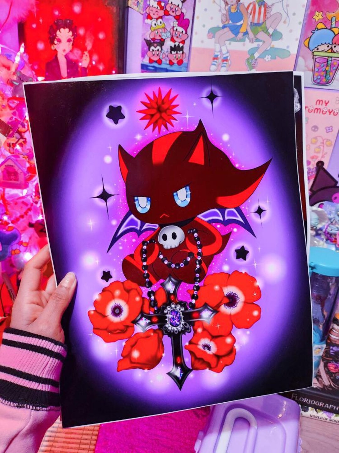 Sonic Shadow Dark Chao Poster Print - Etsy