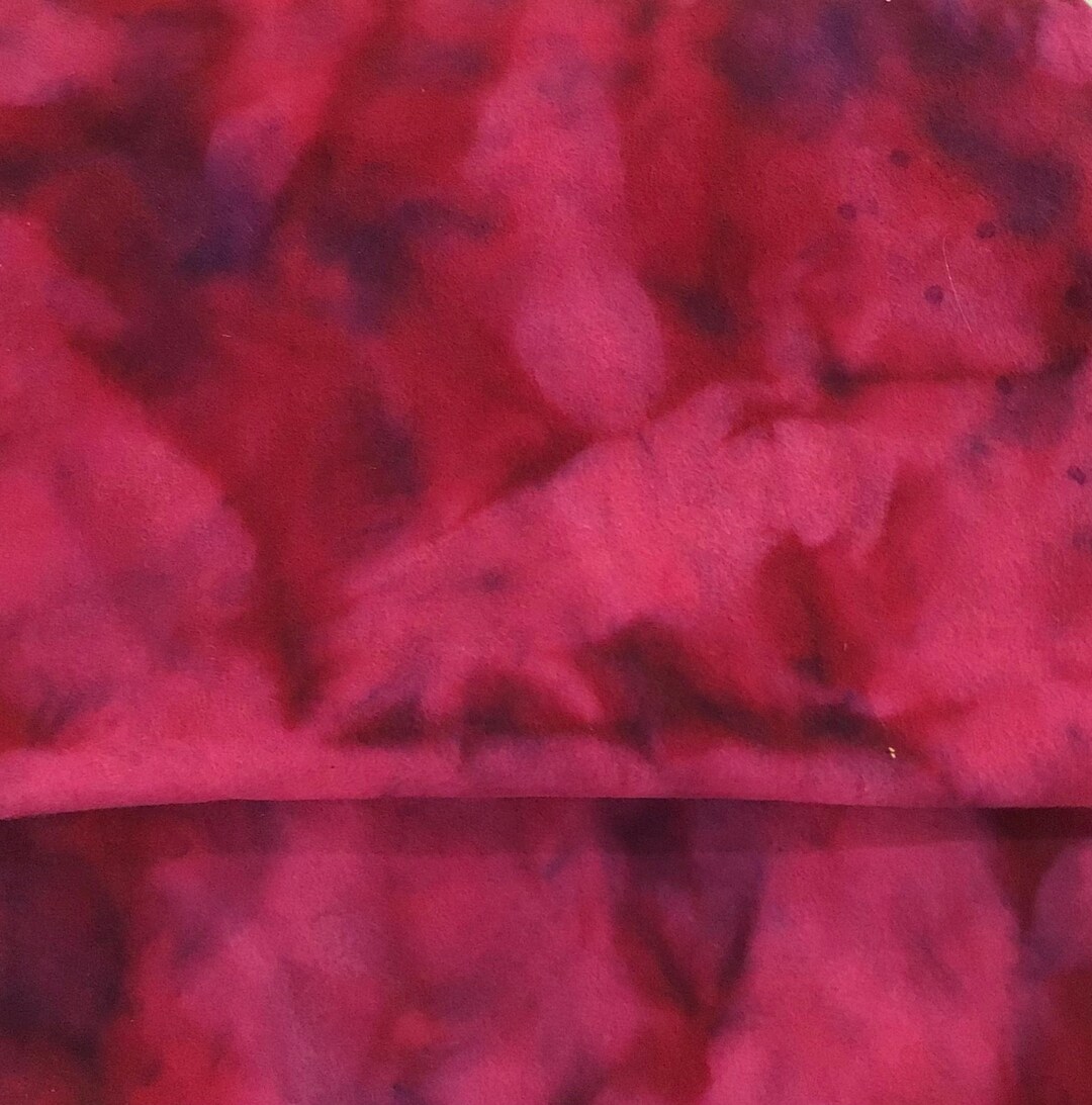 Cotton Flannel Bali Batik Fabric: Burgundy Rose Red, 3 Yards - Etsy