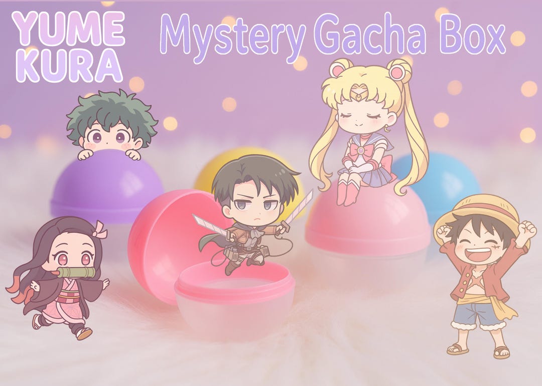 Anime Mystery Gacha Box – Authentic Gachapon From Japan! - Etsy