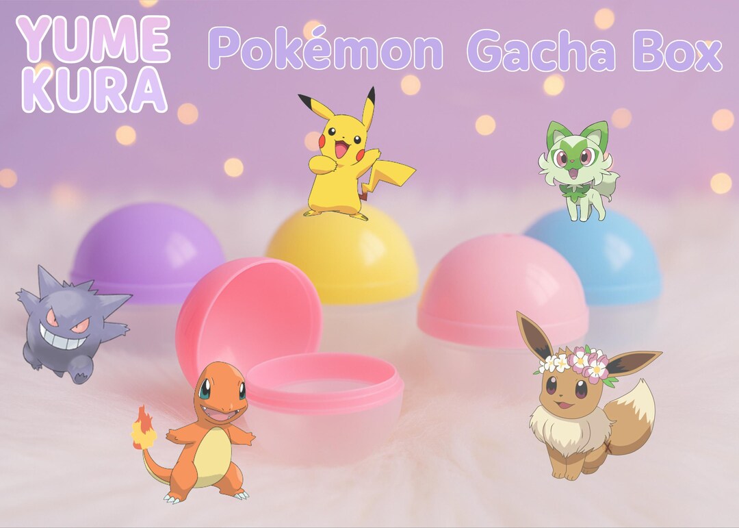 Pokemon Gacha Box - Authentic Gachapon From Japan - Etsy