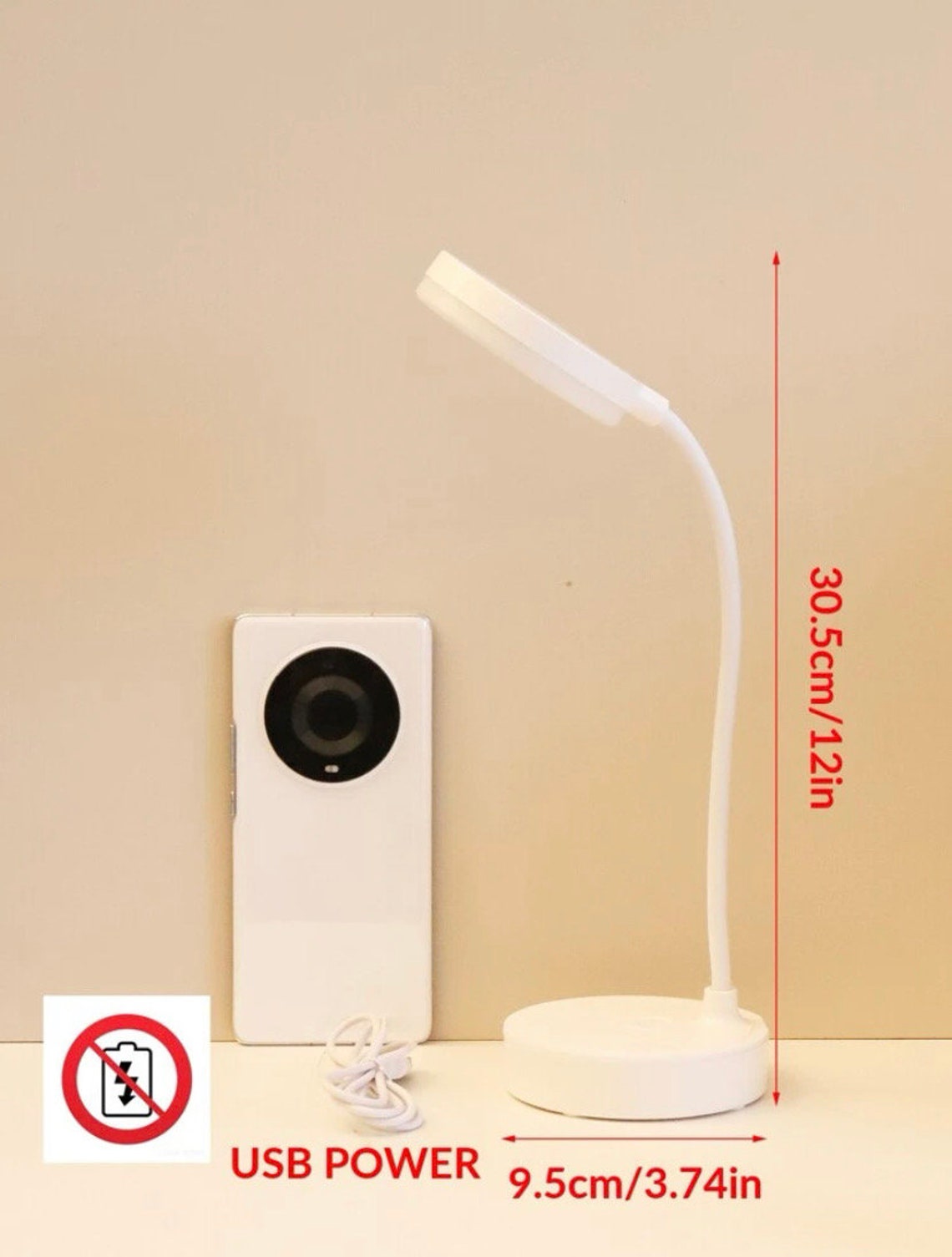 Round Desk Lamp - Etsy UK