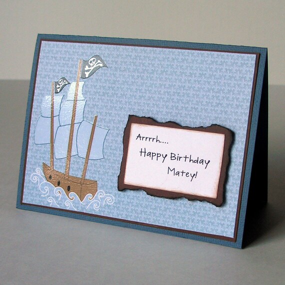 Items similar to Pirate Happy Birthday on Etsy