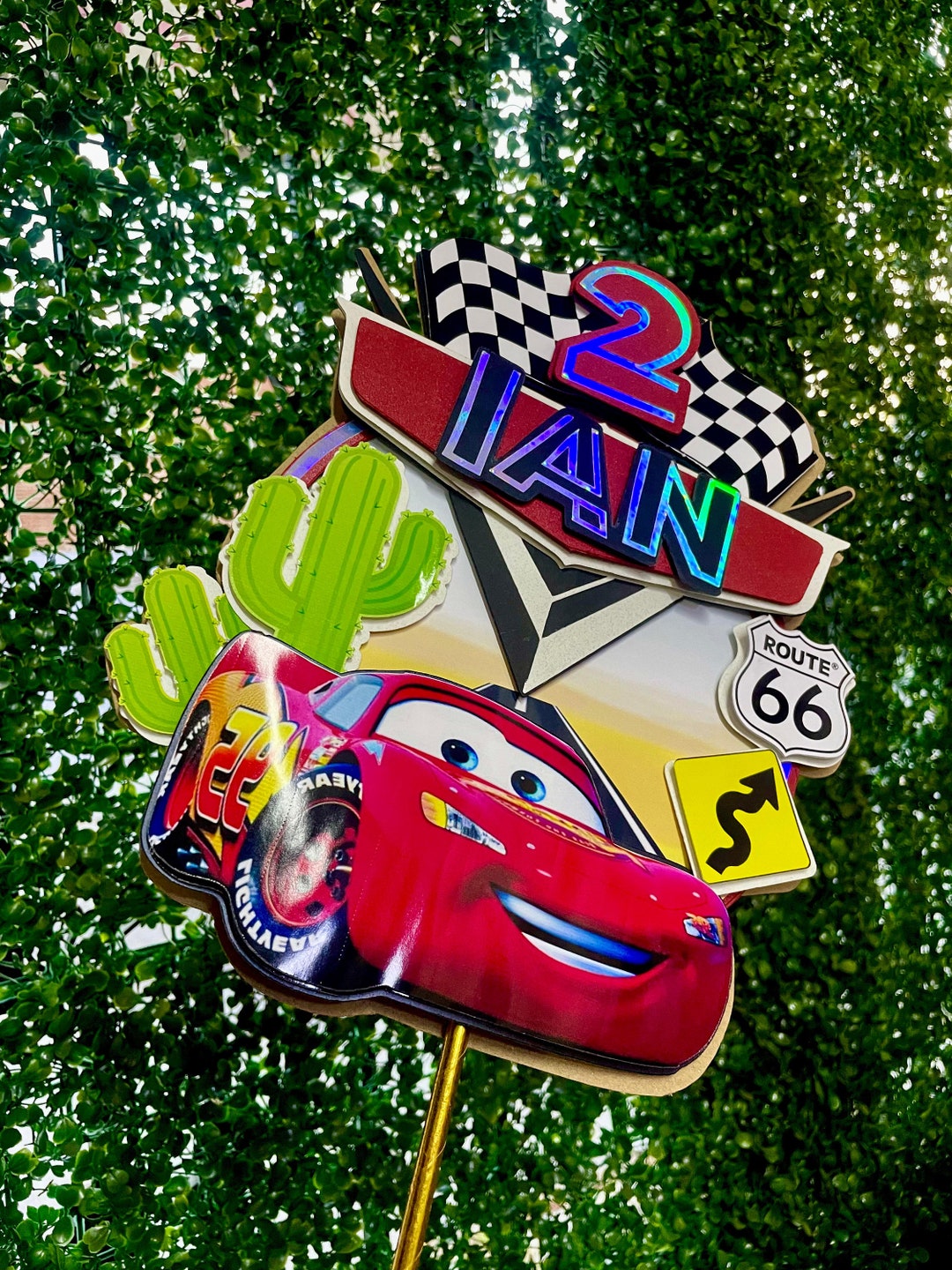 Cake Topper Cars Lightning Mcqueen Only for Use Silhouette Studio - Etsy