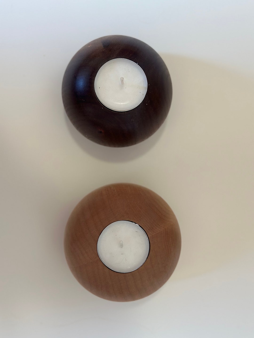 Modern Wood Tea Light Candle Holders Scandinavian Tea Light Holders ...