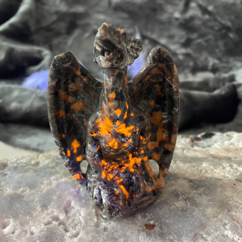 Crystal Dragon Skull - Etsy